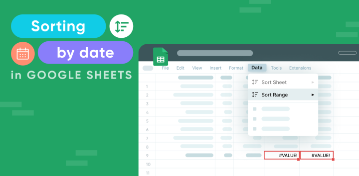 Sorting Google sheets data by date - EasyInsights