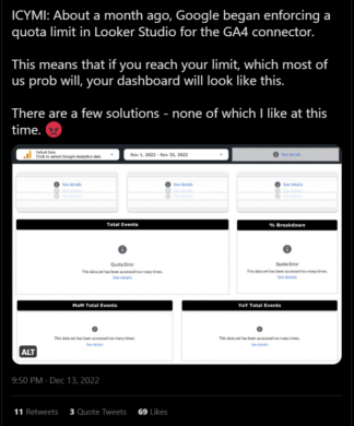 Overcoming Google Analytics 4 API Quota Limitations